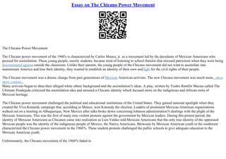 The Chicano Civil Rights Movement | PDF