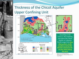 The Chicot Aquifer and the I-49 Connector Project | PPTX