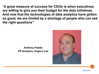 The Chief Data Officer - quotes from data & analytics thought leaders | PDF