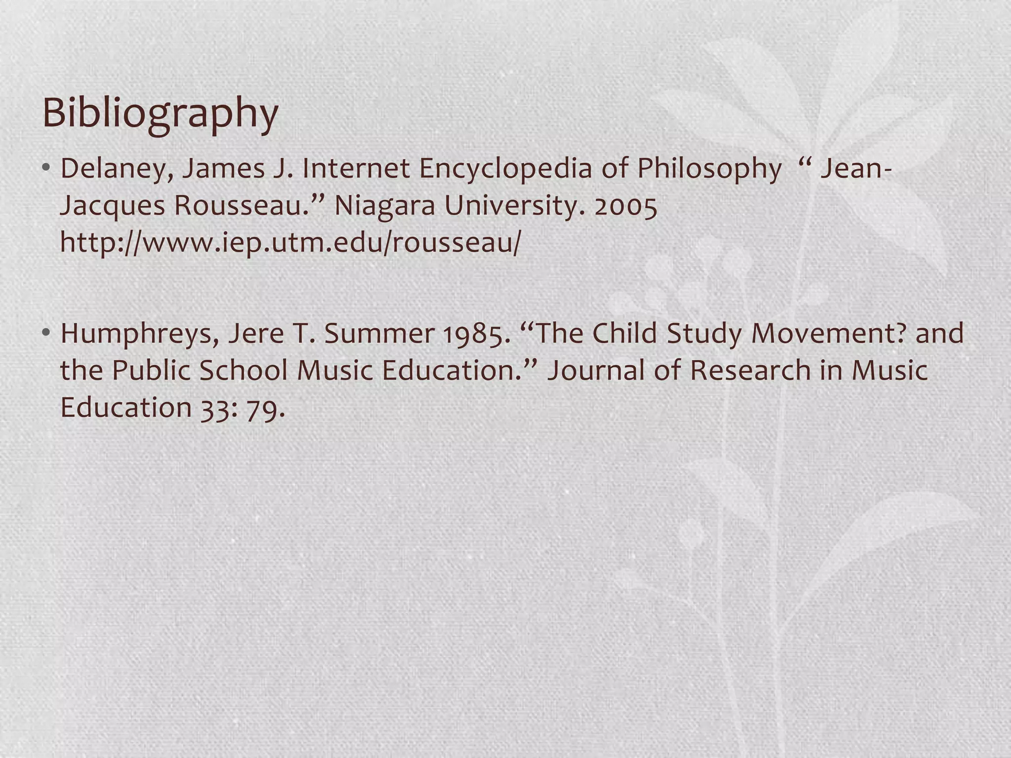 The child study movement | PPTX