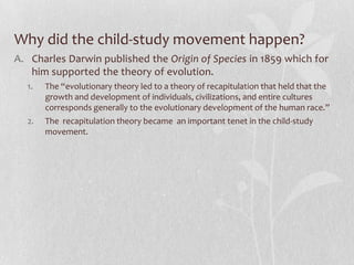 The child study movement | PPTX