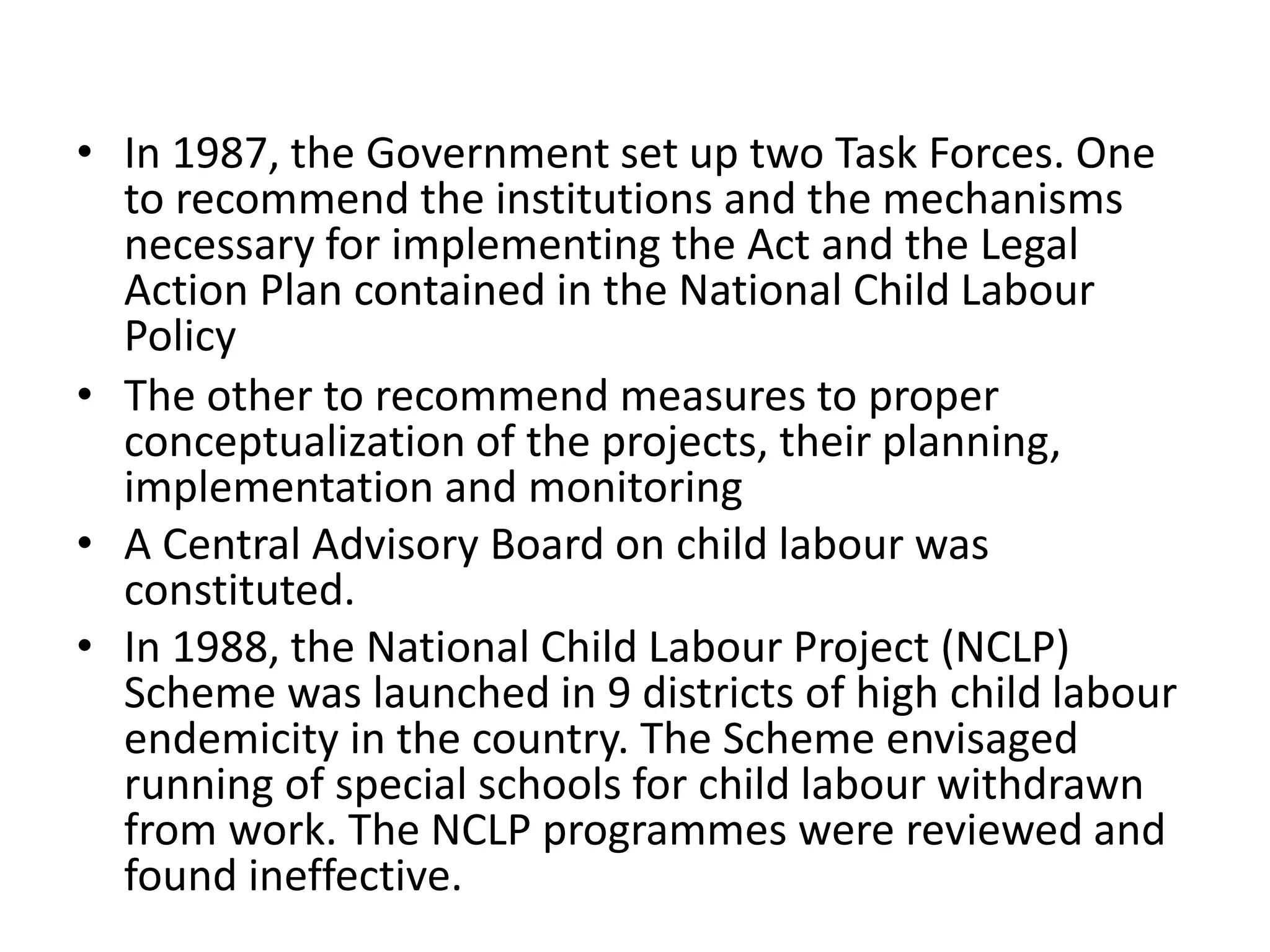 The child labour (prohibition and regulation)act, | PPTX