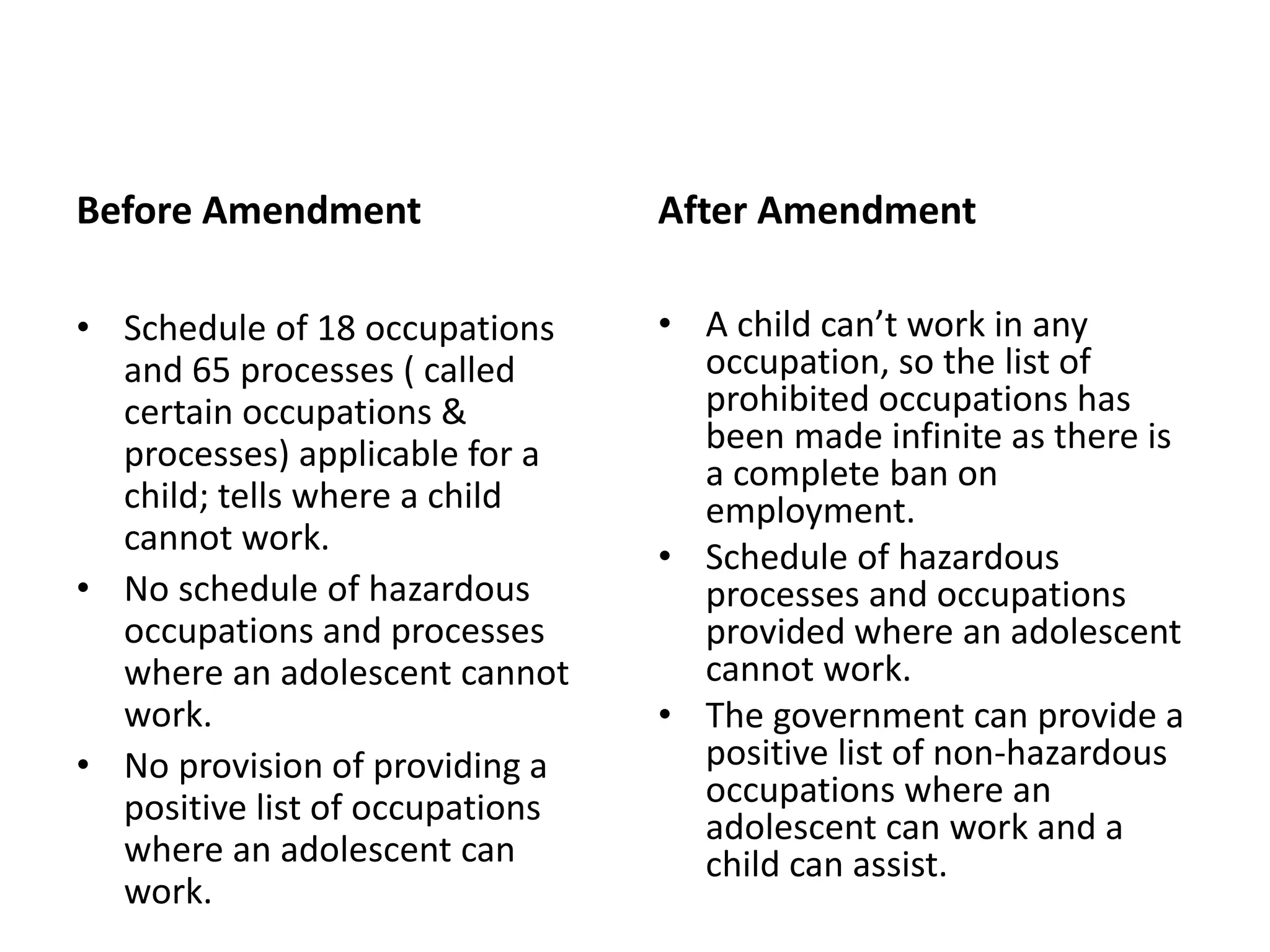 The child labour (prohibition and regulation)act, | PPTX