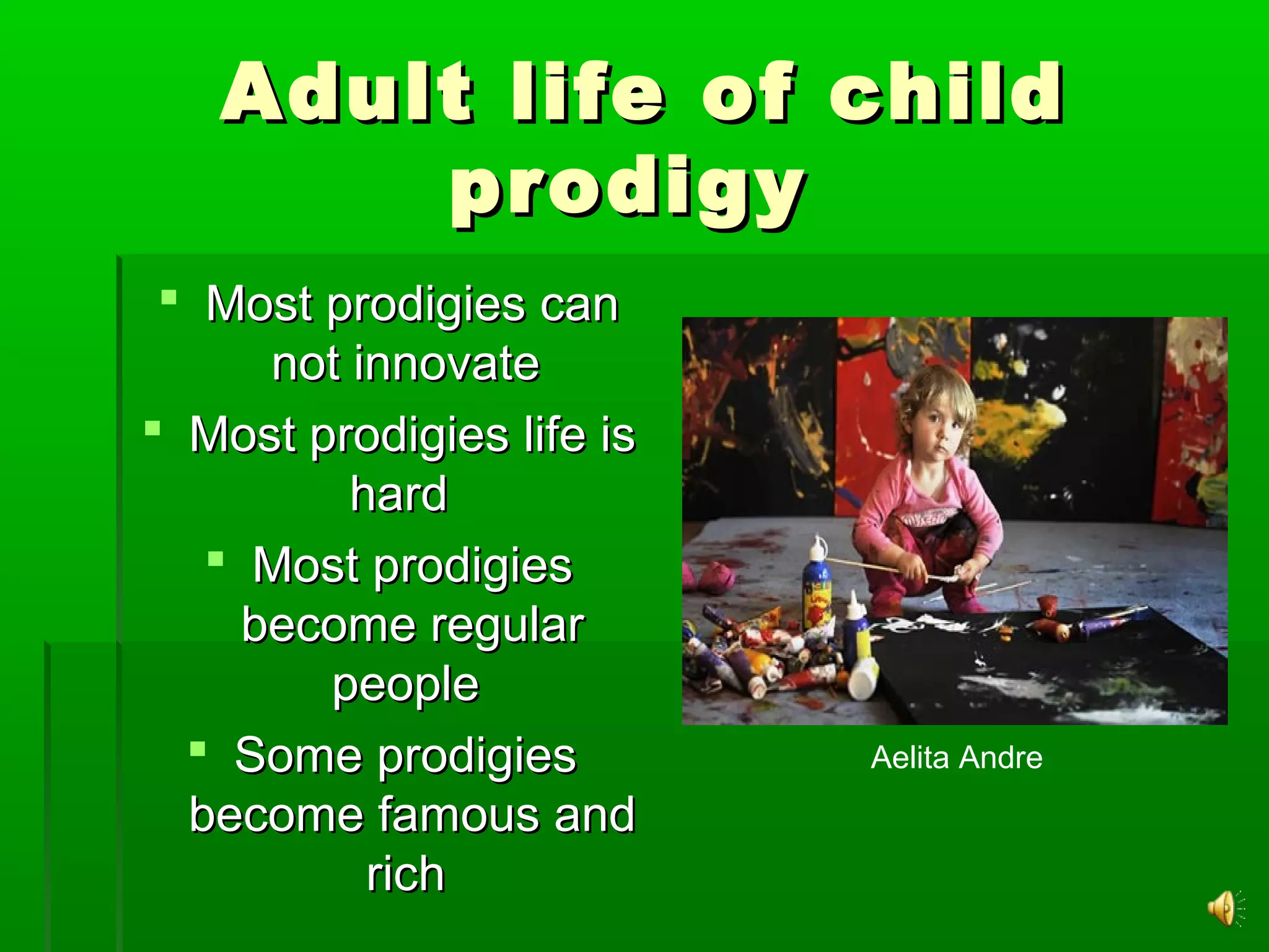 The child prodigy | PPT