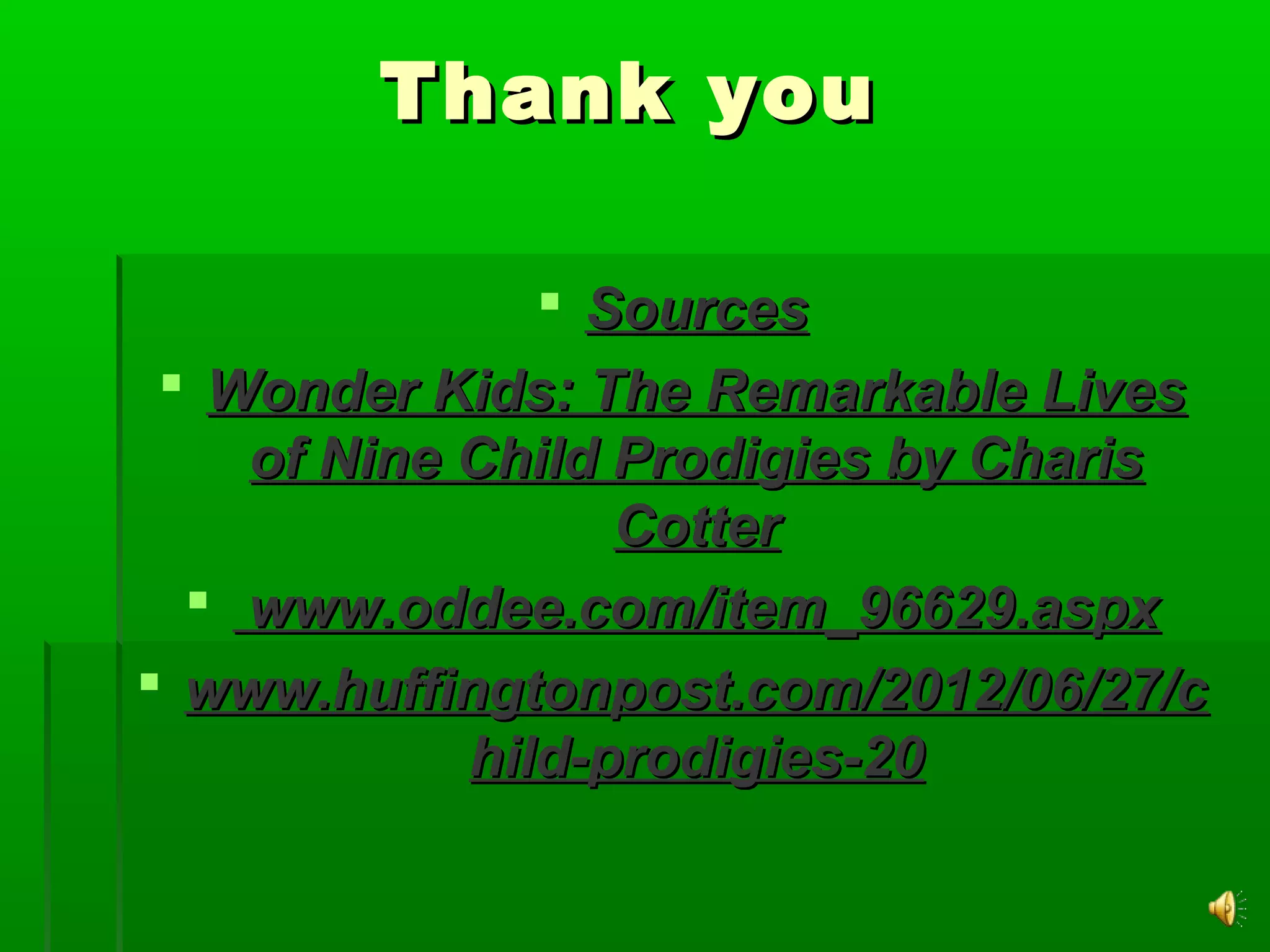 The child prodigy | PPT