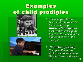 The child prodigy | PPT