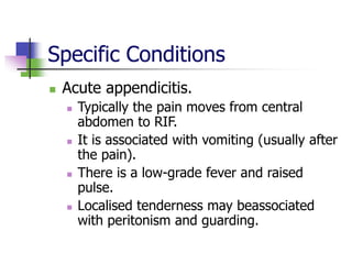 The Child with Abdominal Pain: NHS Modernisation Agency | PPT