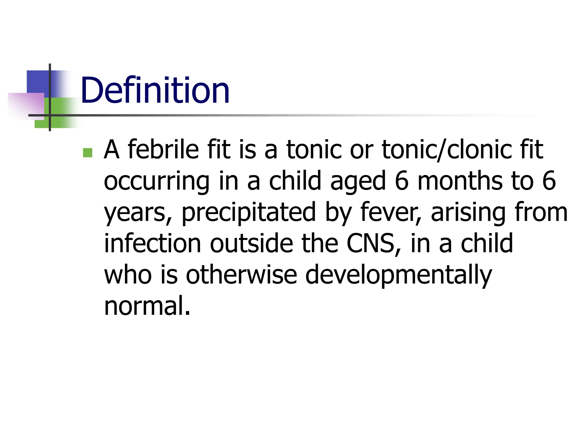 The Child with Fever: NHS Modernisation Agency | PPT