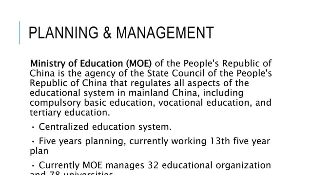 The Chinese Education System | PPTX | Daycare and Pre-School | Parenting