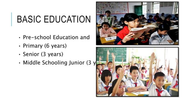 The Chinese Education System | PPTX | Daycare and Pre-School | Parenting