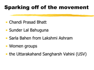 The chipko movement | PPSX