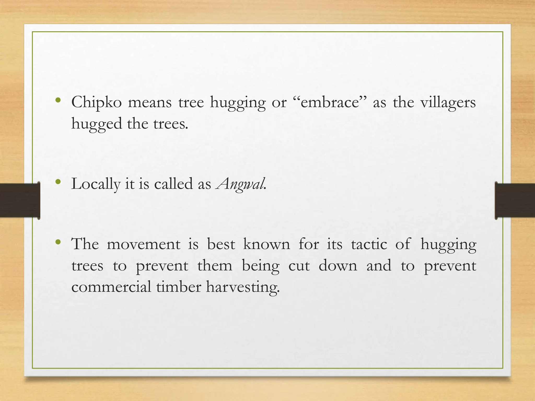 English 10 Lesson - The Chipko Movement.ppt
