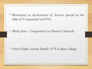 English 10 Lesson - The Chipko Movement.ppt