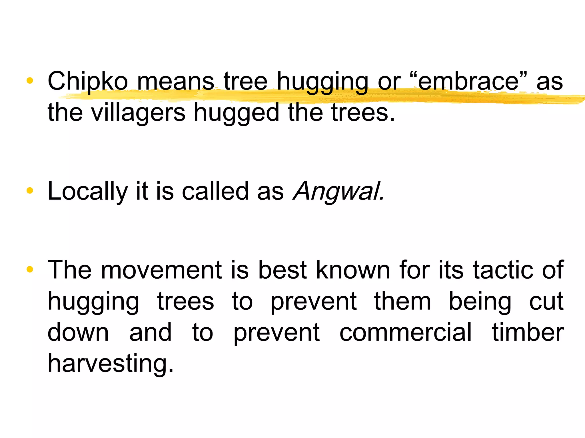 The chipko movement (1) | PPT