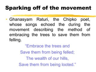 The chipko movement (1) | PPT