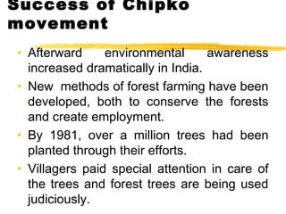 The chipko movement (1) | PPT