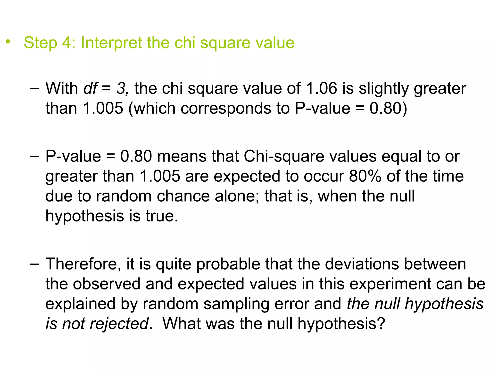 The chi square_test | PPT | Free Download