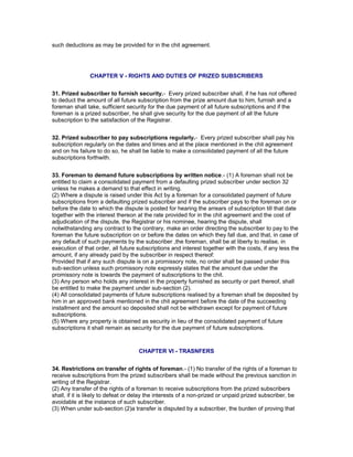 The chit funds act | PDF