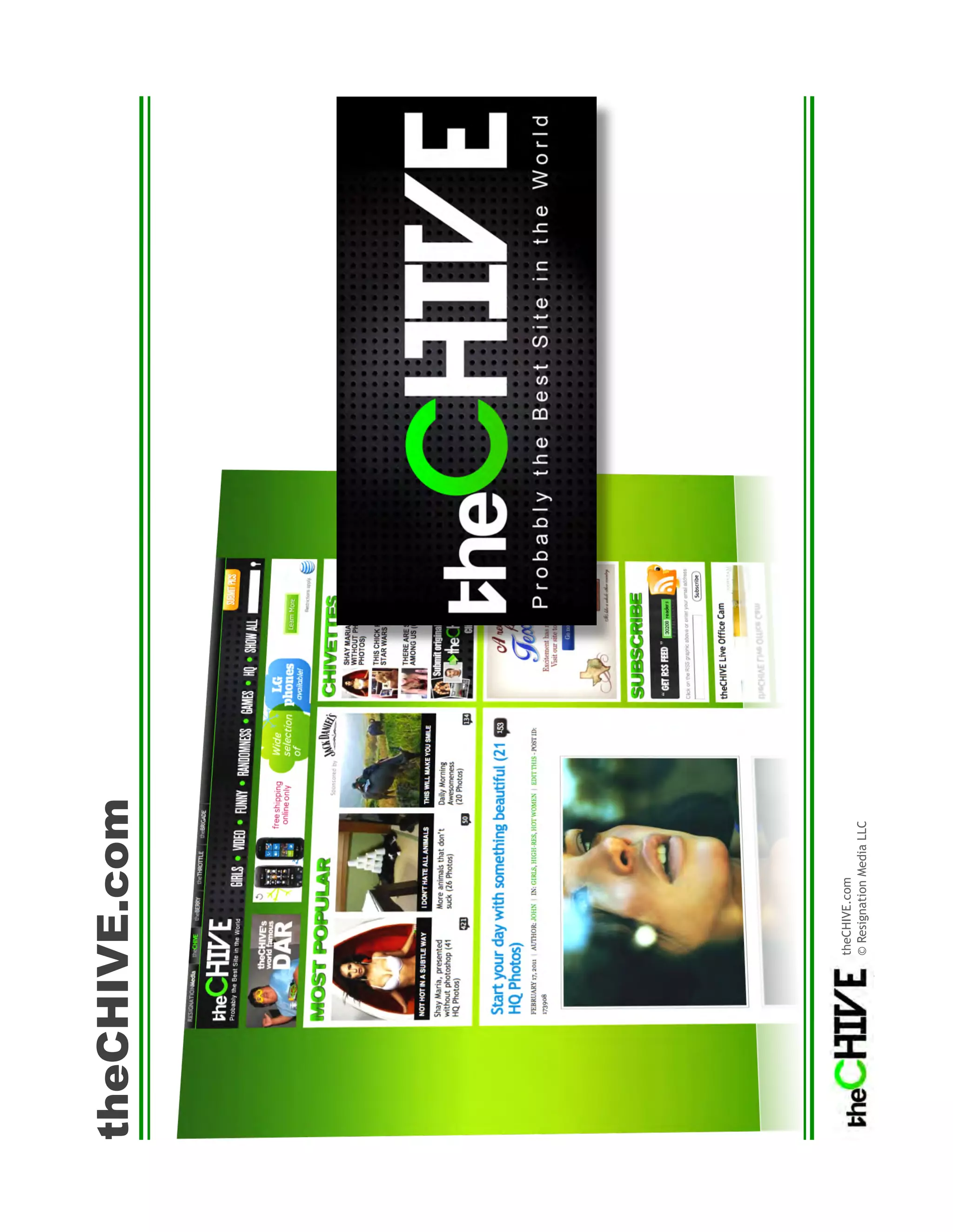 TheChive Advertising Media Kit | PDF | Internet | Computing