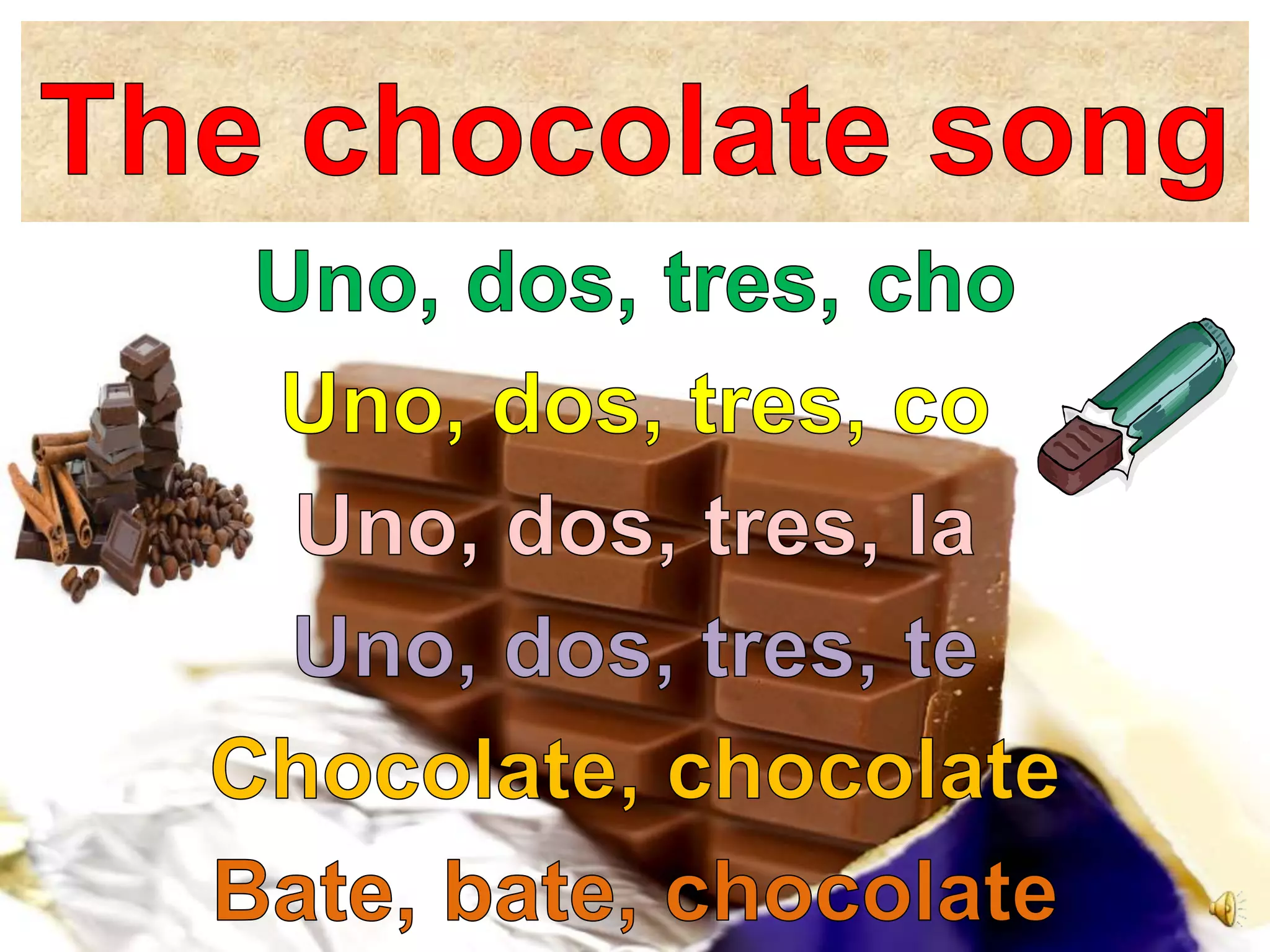 The chocolate song | PPT