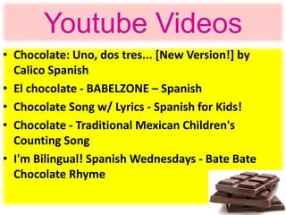 The chocolate song | PPTX