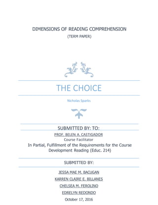 The choice | DOCX
