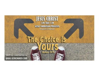 The choice is yours | PDF