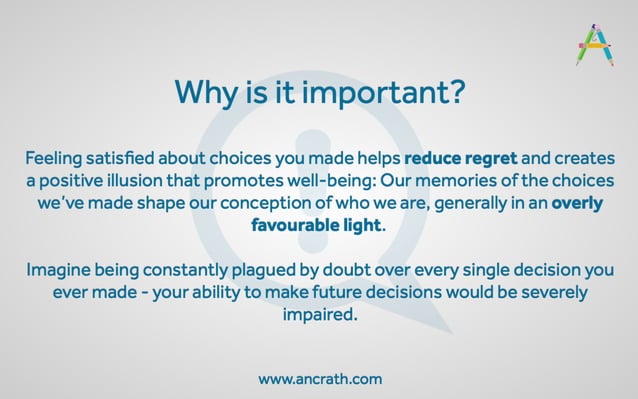 Cognitive Biases: How the Choice-Supportive Bias will impact your pitch ...