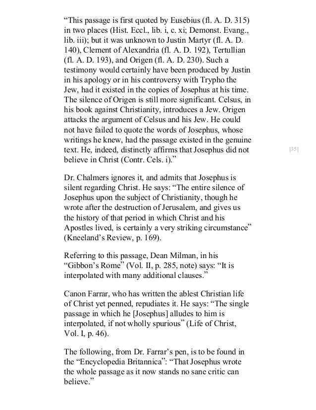 The Christ, A Critical Review and Analysis of The Evidences of His Ex…