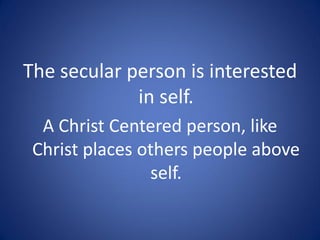 The Christ Centered Life - Philippians 2:1-11 | PDF