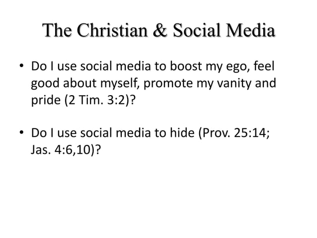 The Christian and Social Media.ppt