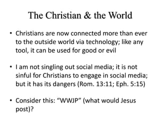 The Christian and Social Media.ppt