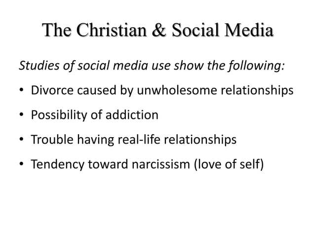 The Christian and Social Media.ppt
