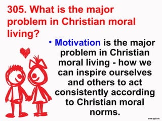The christian law of life giving love | PPT