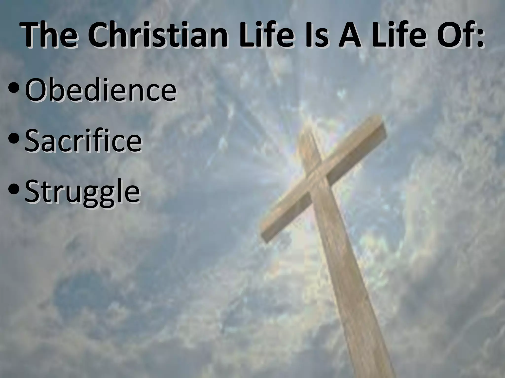 The christian life | PPT