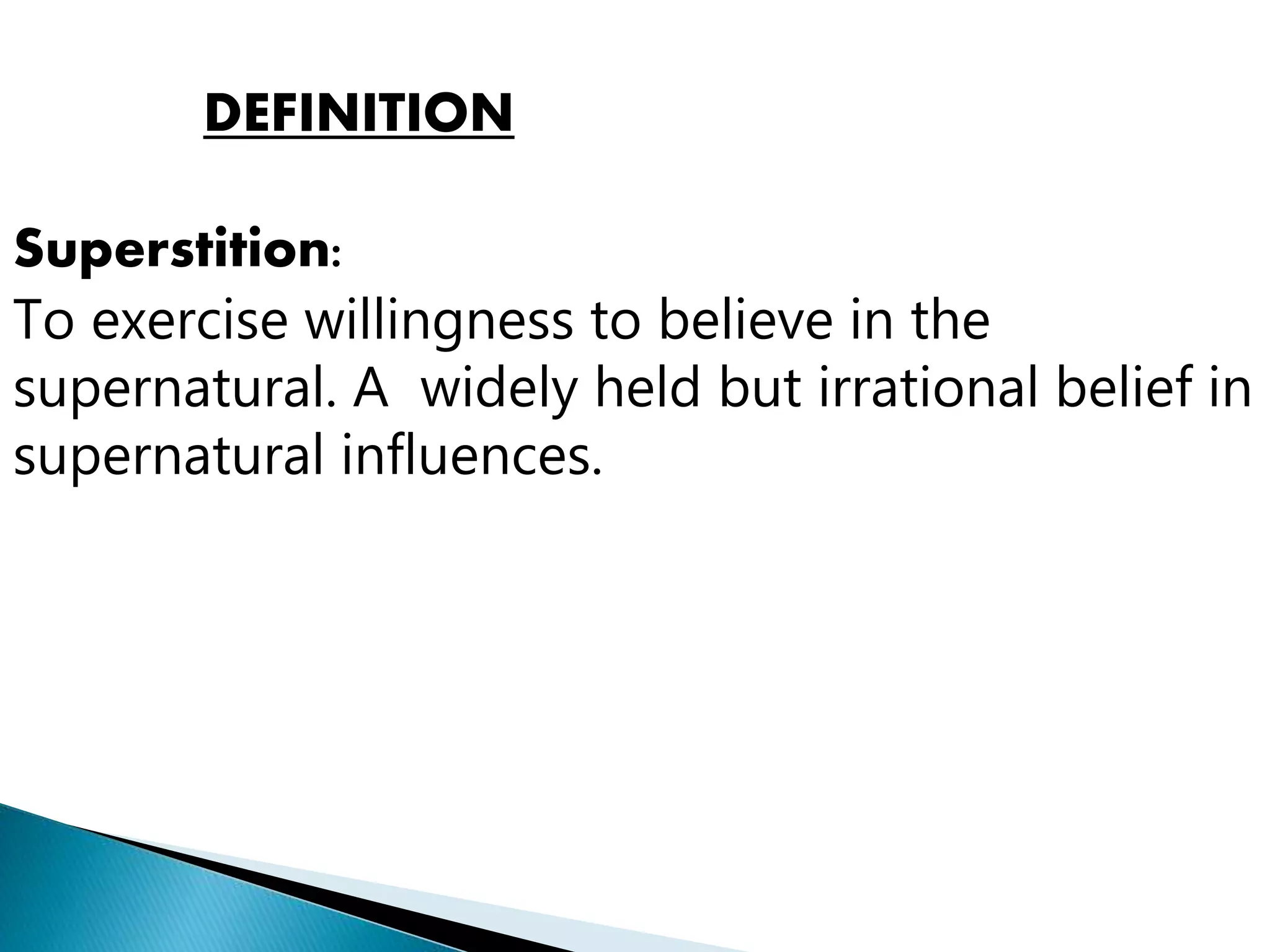 The Christian and Superstition : Superstition, Dreams, Demons ...