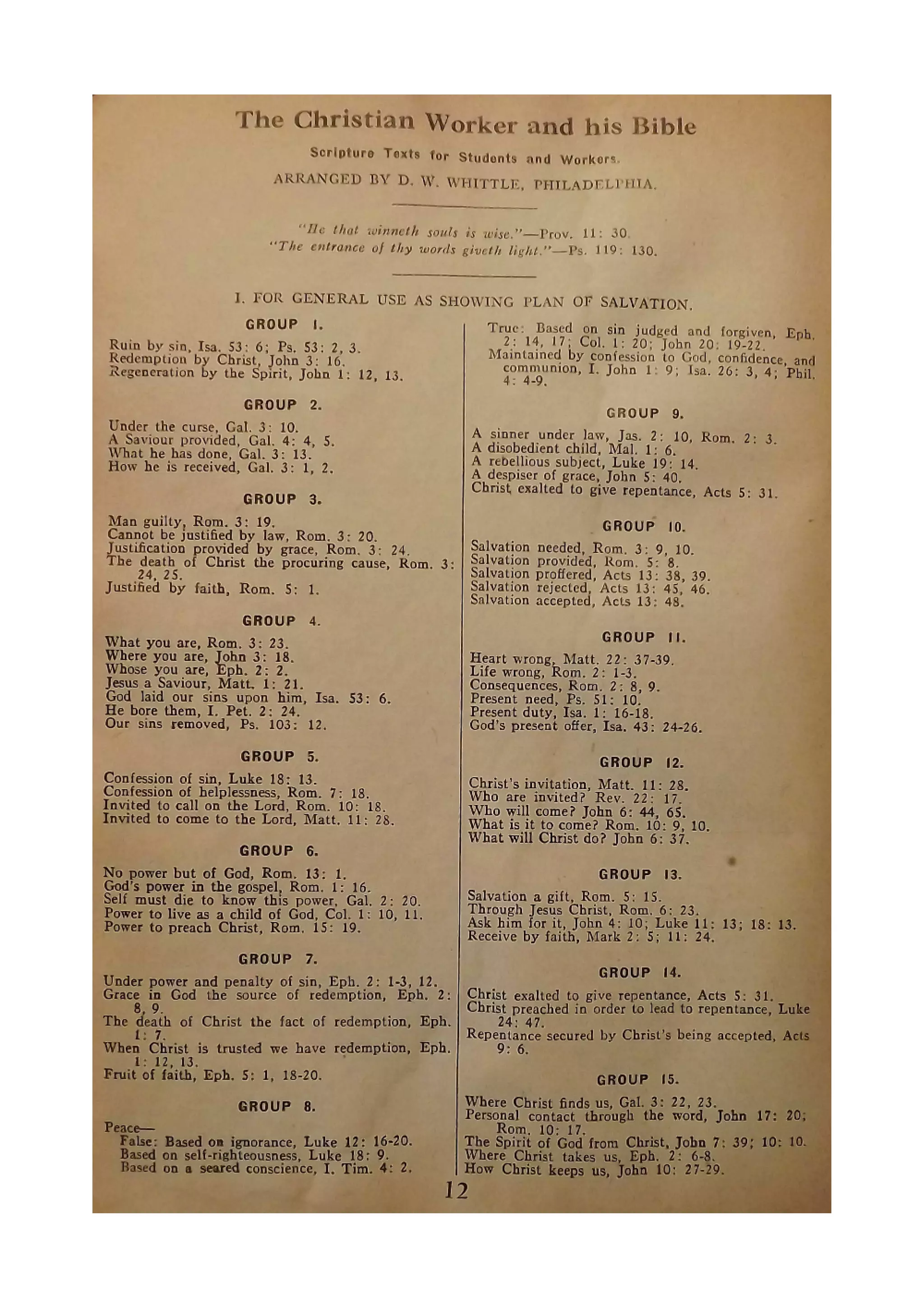 The Christian Worker and his Bible | PDF