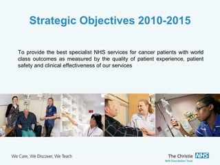 The Christie Five Year Strategy - Developing and Sustaining an ...