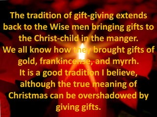 The Christmas Gift | PPTX