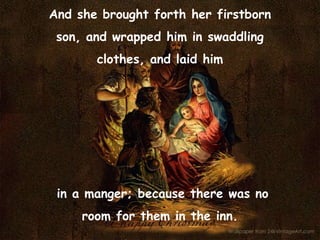 The christmas story | PPSX | Christianity | Religion & Spirituality