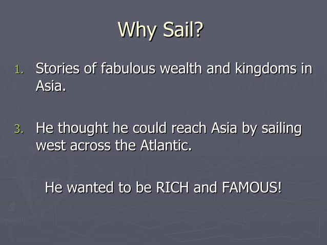 The Christopher Columbus Question | PPT