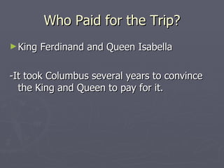 The Christopher Columbus Question | PPT