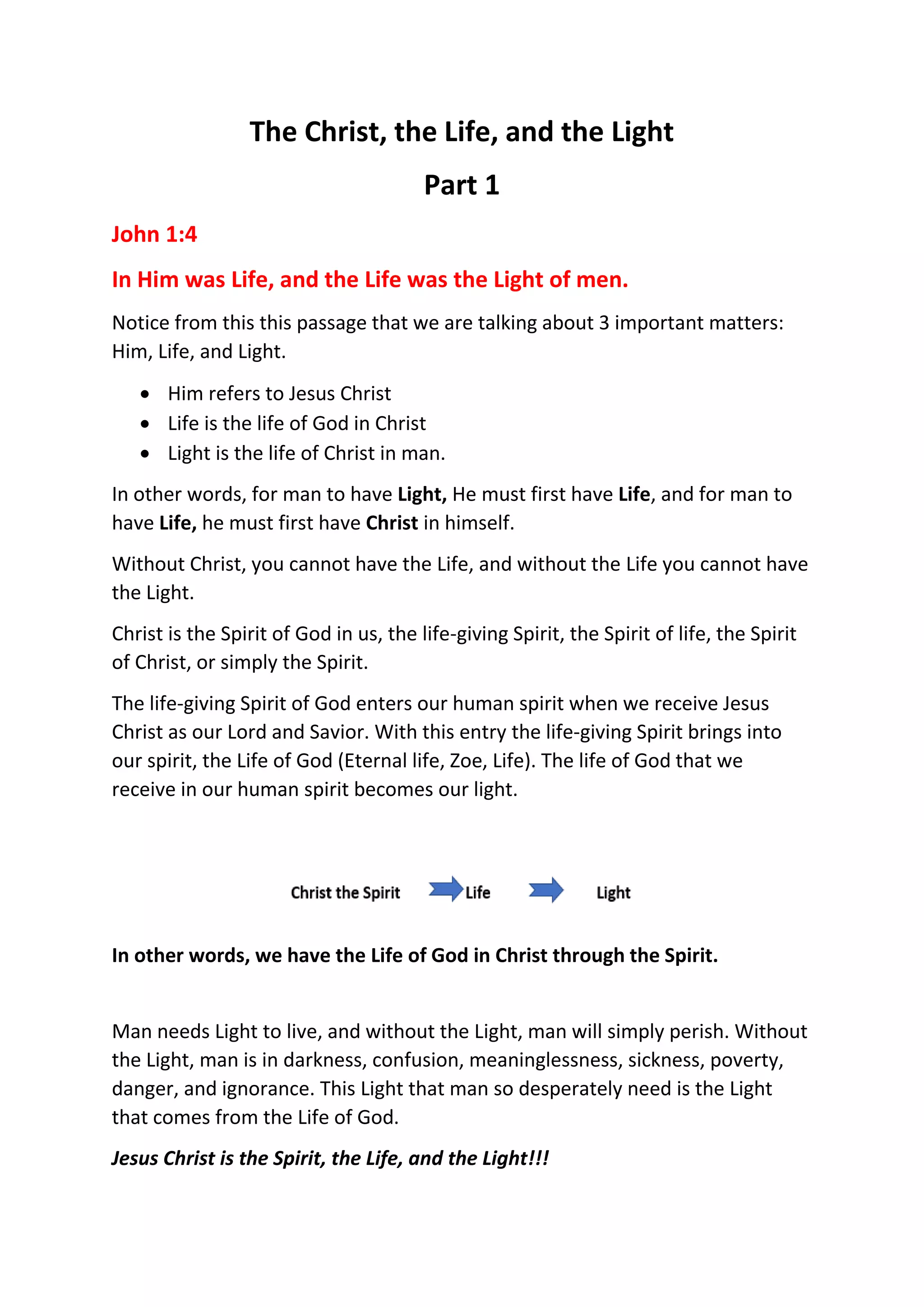 The Christ, the Life, and the Light Part 1.docx