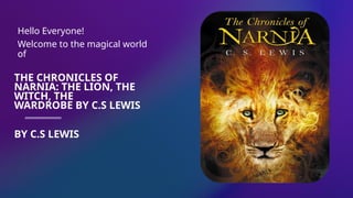THE Characters of CHRONICLES OF NARNIA 1.pptx