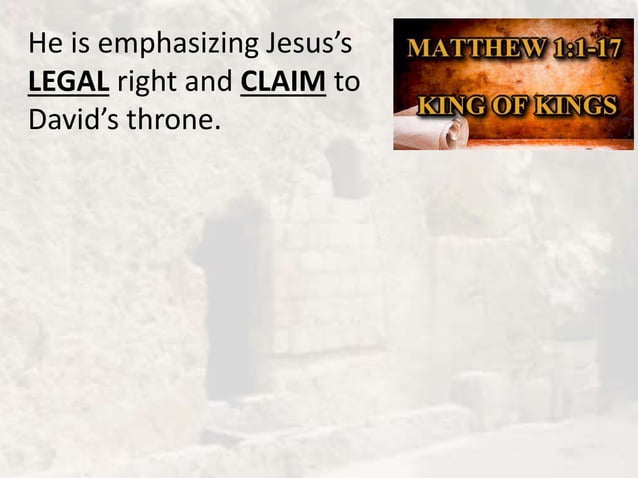 The Chronological Life of Christ part 03 (The Royal, Messianic ...