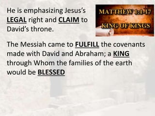 The Chronological Life of Christ part 03 (The Royal, Messianic ...