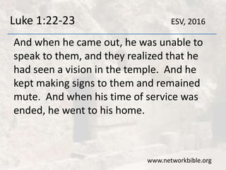 The Chronological Life of Christ part 04 (The Announced Forerunner ...