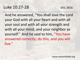 The_Chronological_Life_of_Christ_Part_88_Faith_Working_Through_Love | PPT