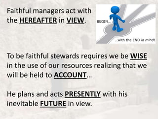 The_Chronological_Life_of_Christ_Part_105_Faithful_Stewards | PPTX | Christianity | Religion ...