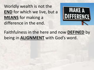 The_Chronological_Life_of_Christ_Part_105_Faithful_Stewards | PPTX | Christianity | Religion ...